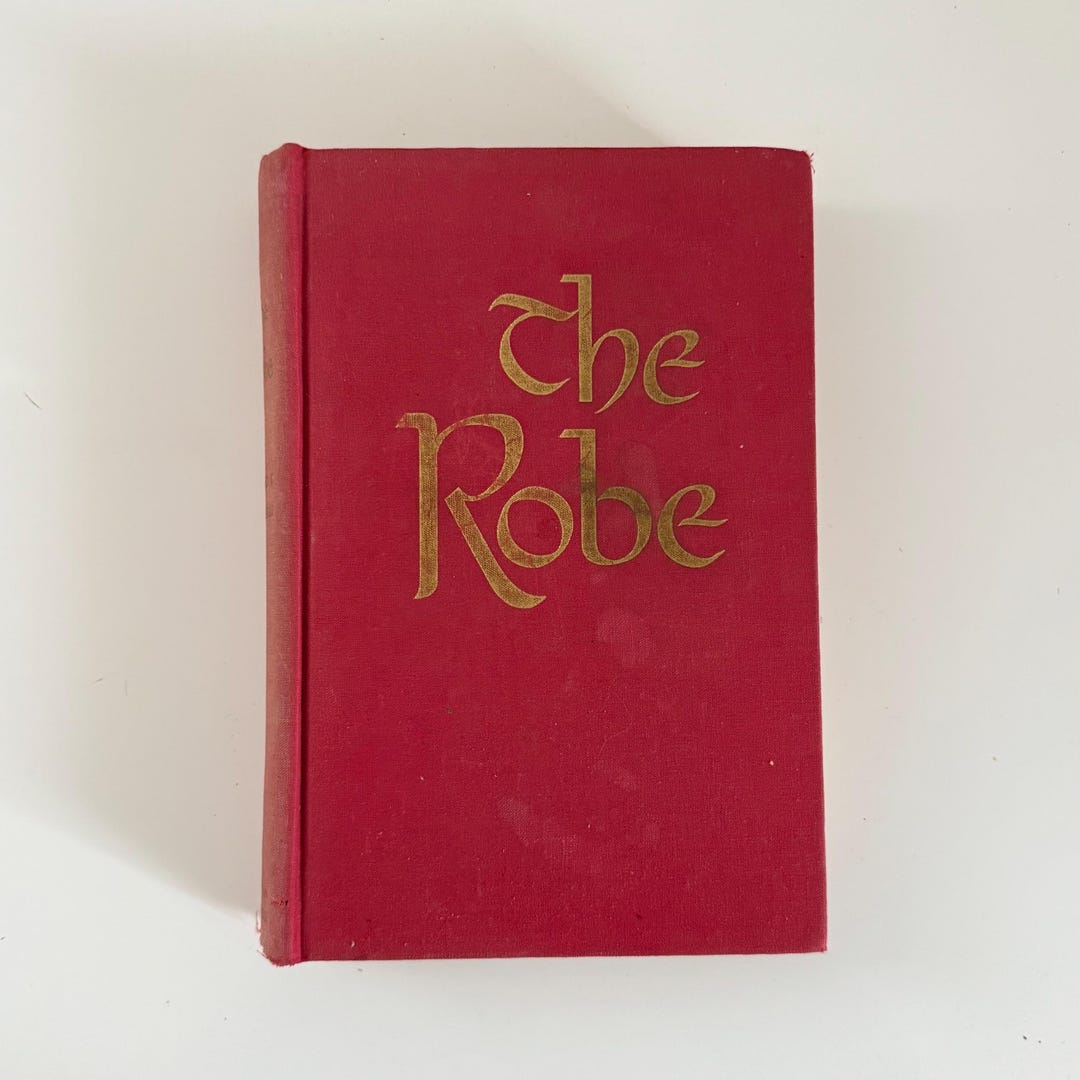 1962 “the Robe” Vintage Book by Lloyd C. Douglas - Etsy