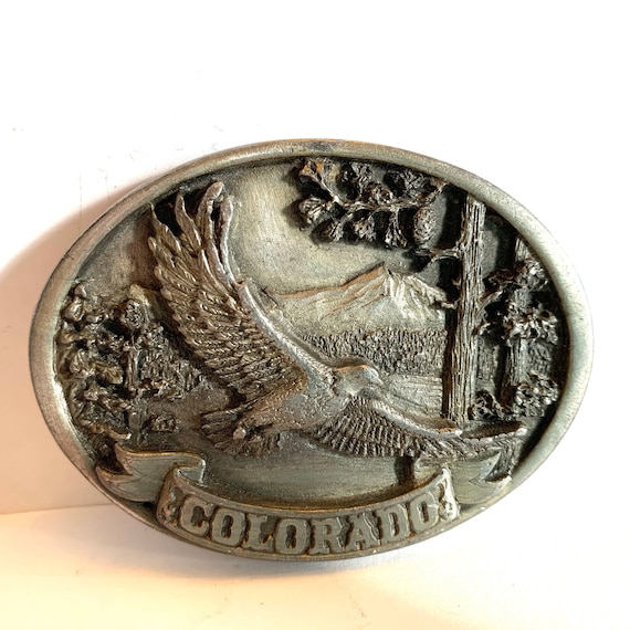1986 Colorado Vintage Belt Buckle - Gem