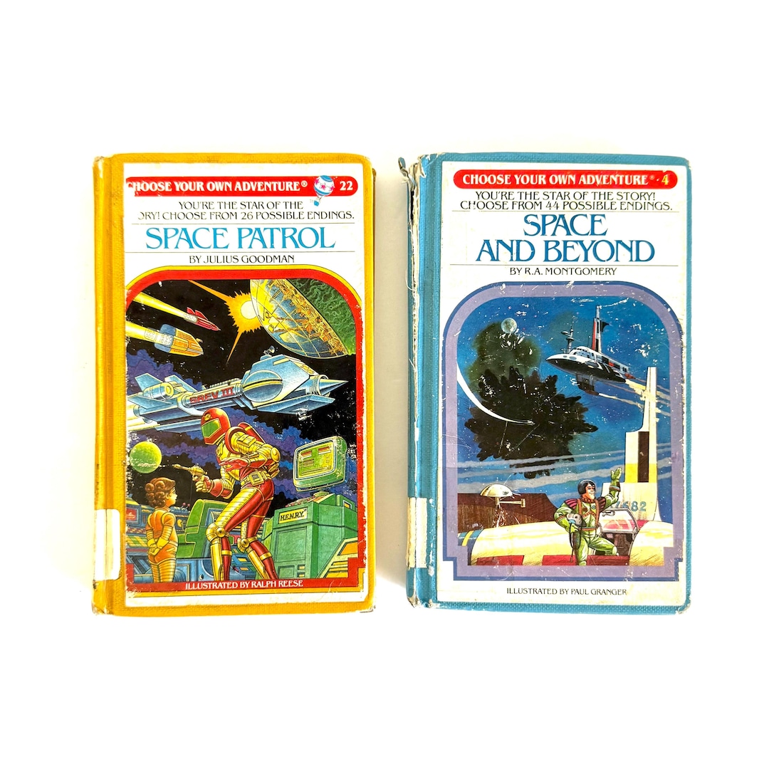 1980's “choose Your Own Adventure” Set of 2 Vintage Books #4 & #22 ...