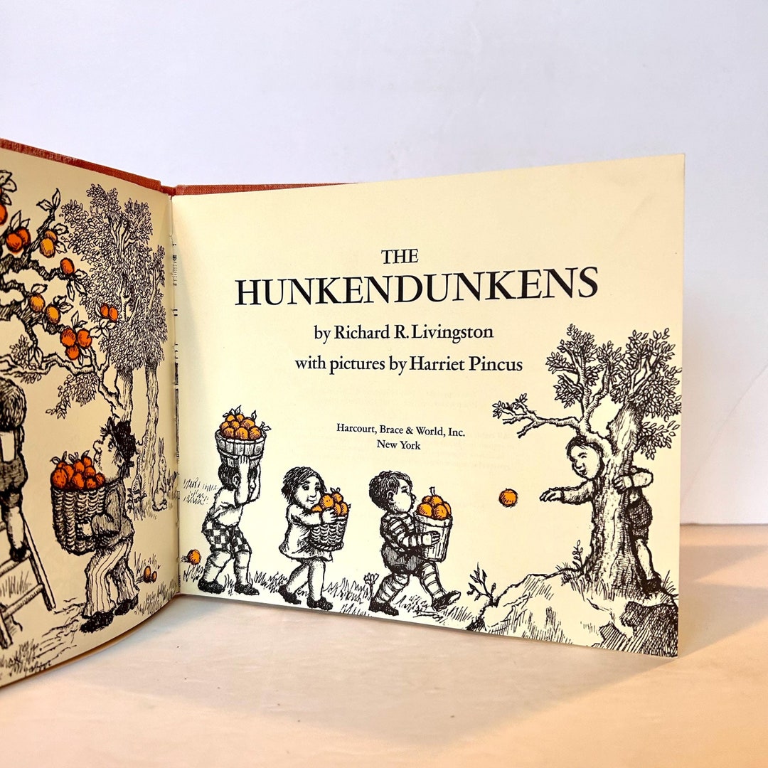 1968 FIRST EDITION "the Hunkendunkens" Vintage Children's Book by ...