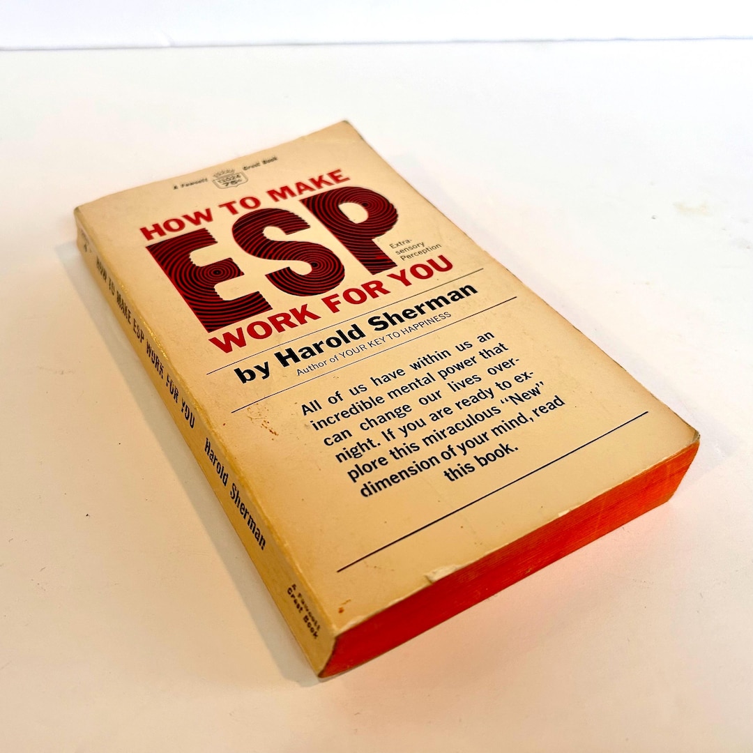 1964 "how to Make ESP Work for You” by Harold Sherman - Extra Sensory ...