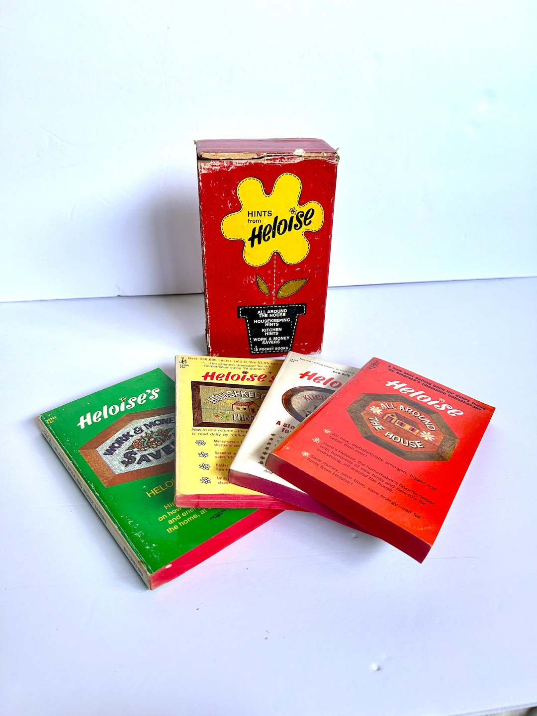 1962 Set of 4 "hints From Heloise" Vintage Books: All Around the House ...