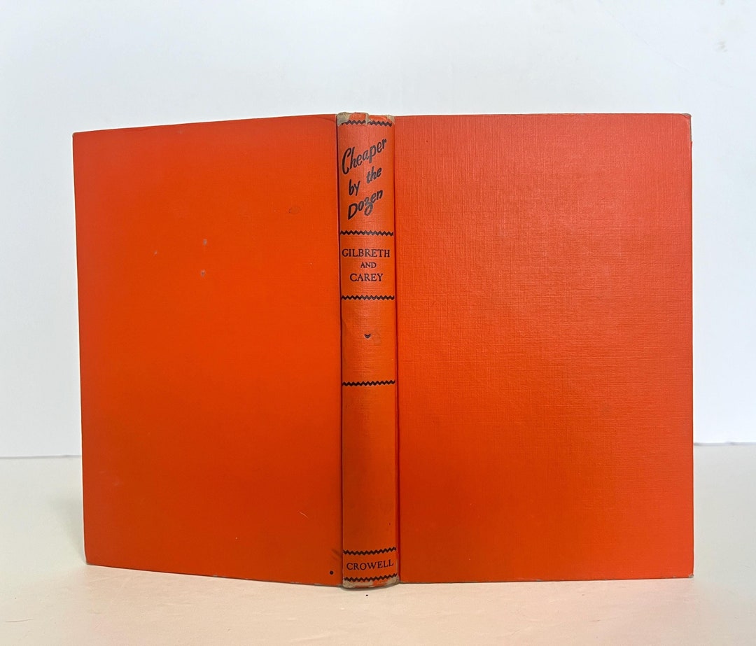 1948 First Edition "cheaper by the Dozen” Vintage Book by Frank B ...