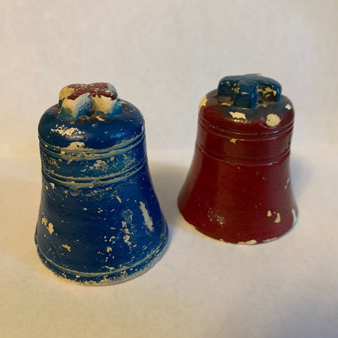 Wooden Bells Vintage Salt & Pepper Shakers - Etsy