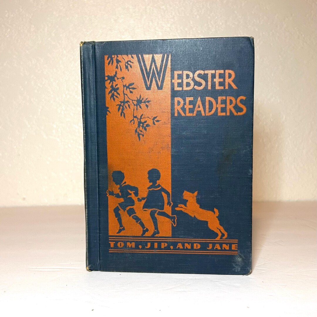 1932 "tom, Jip and Jane, an Easy Primer” Vintage Book From the Webster ...