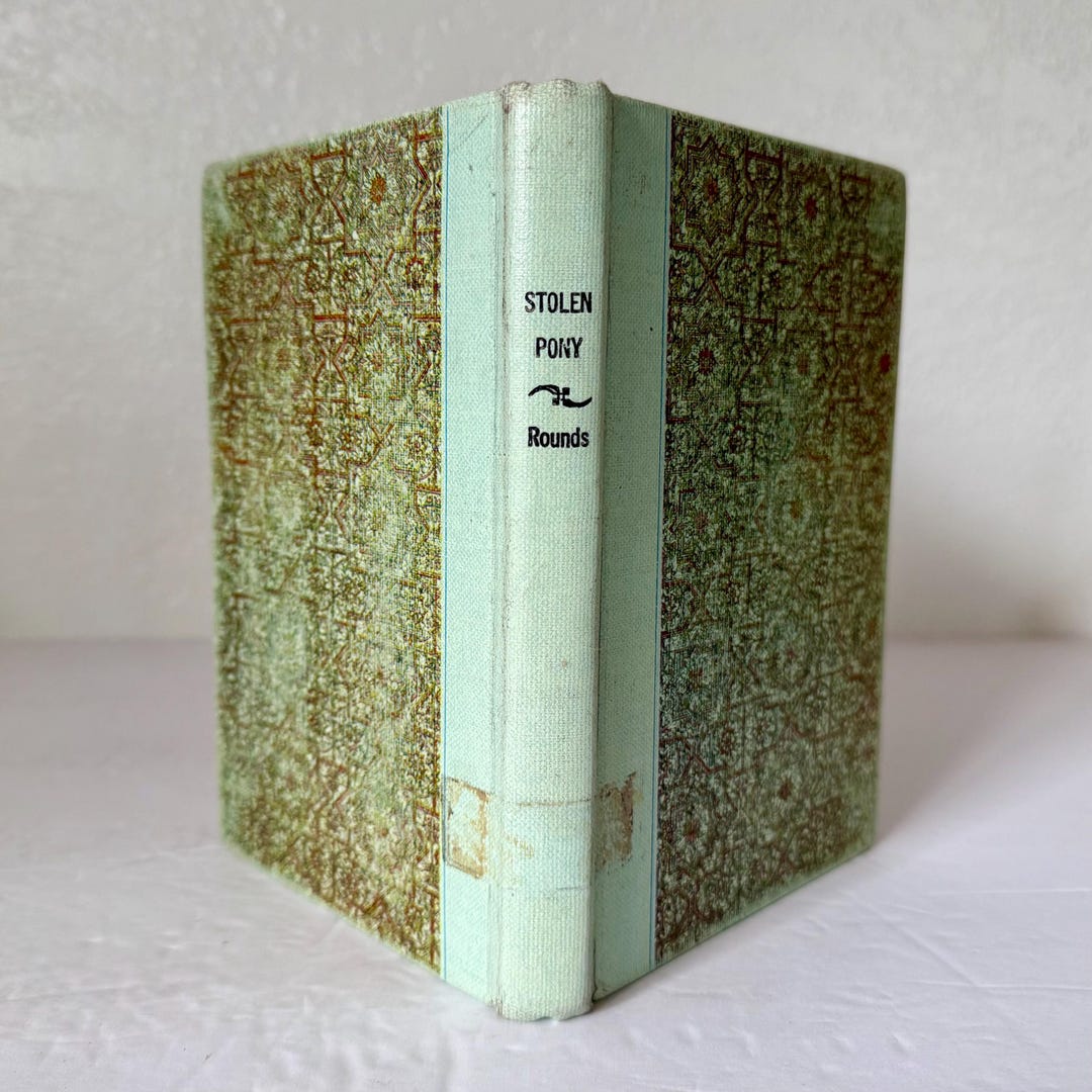 1948 Stolen Pony, Vintage Book by Glen Rounds - A Blind Boy and His ...