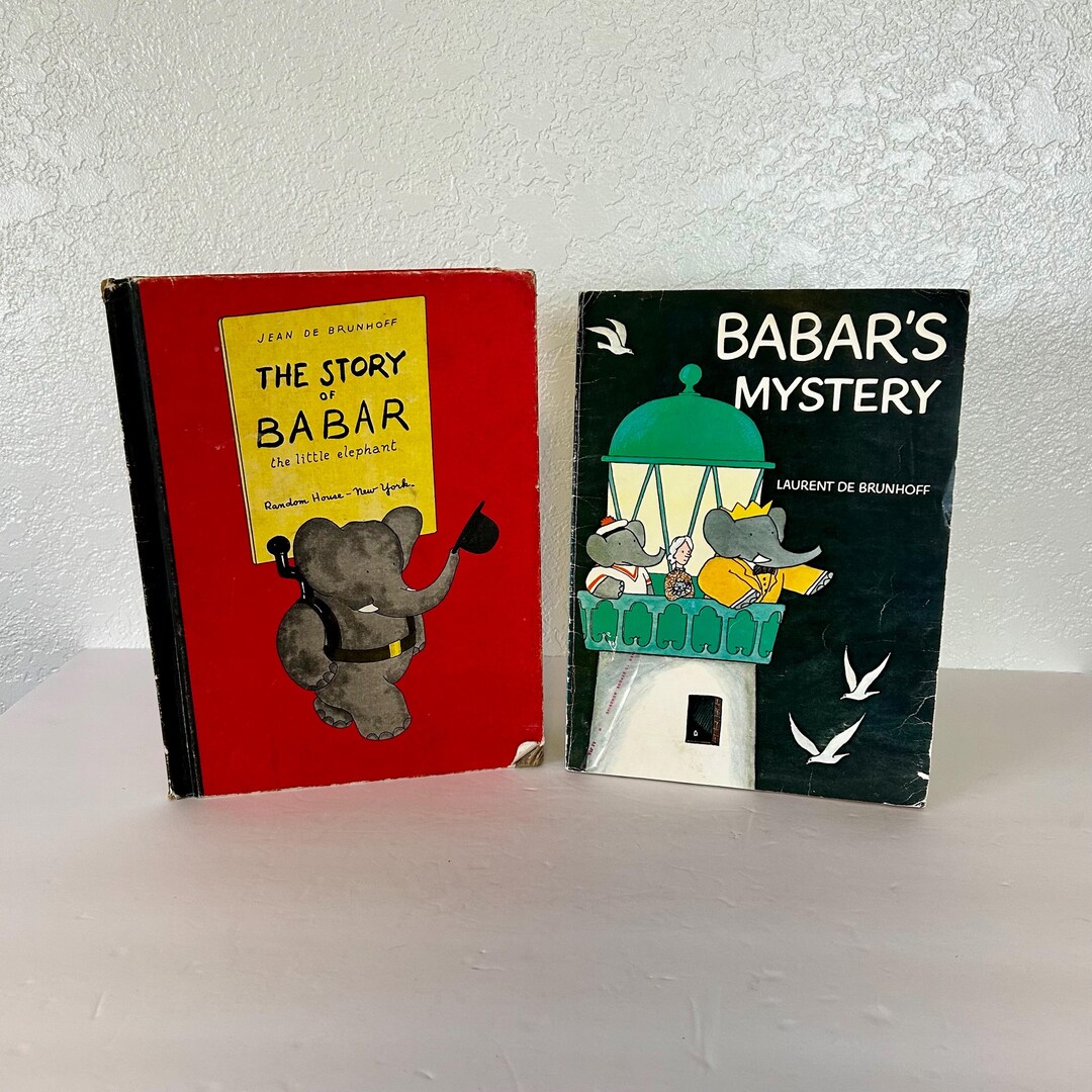 1961 & 1978 Babar’s Mystery and the Story of Babar the Little Elephant ...