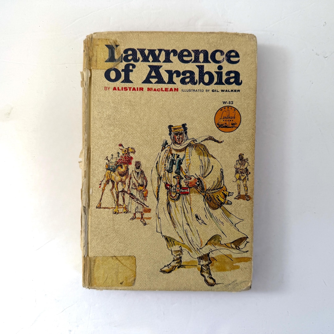 1962 "lawrence of Arabia" Vintage Book by Alistair Maclean - Etsy