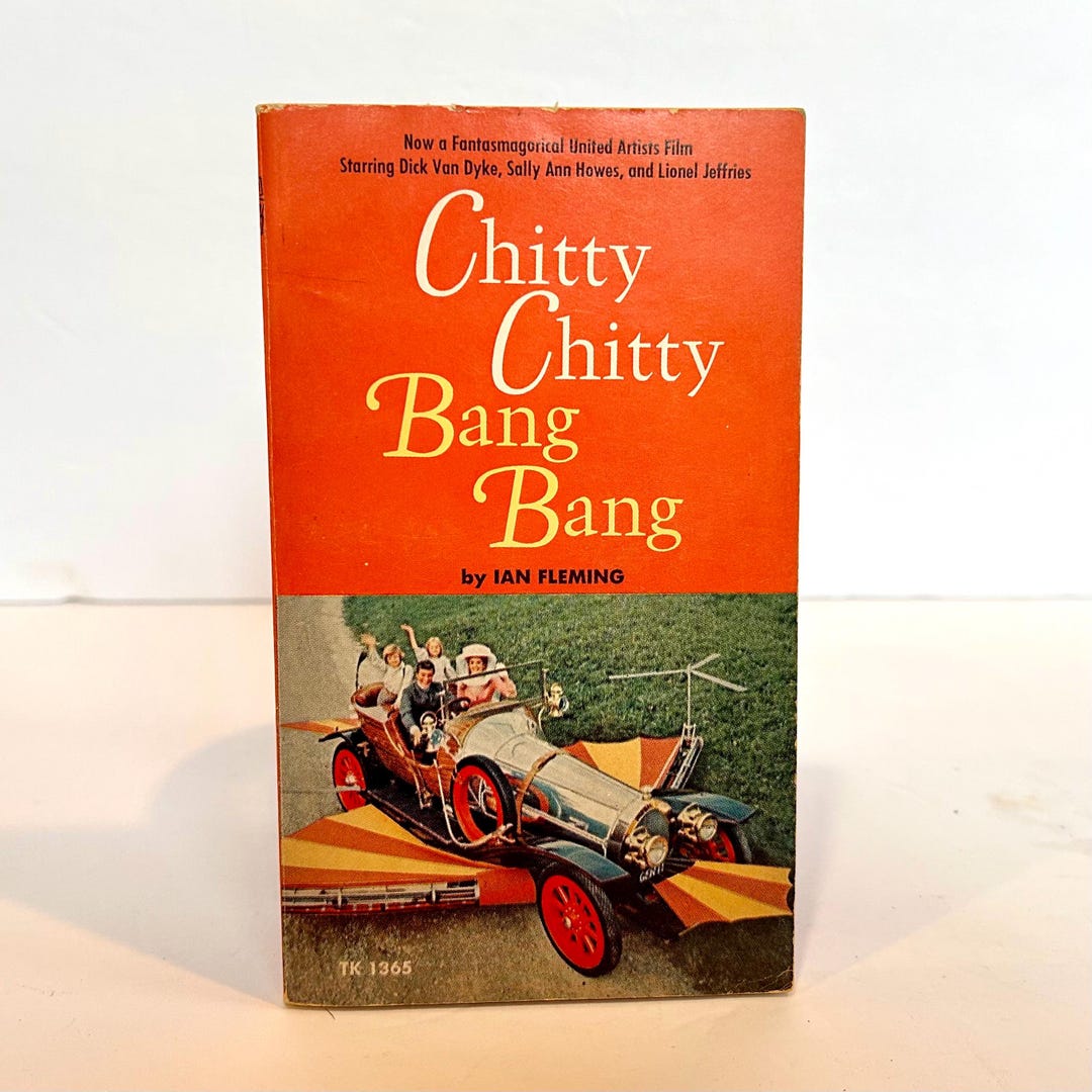 1964 "chitty Chitty Bang Bang” by Ian Fleming - Paperback Vintage Book ...