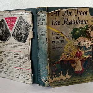 1944 "at the Foot of the Rainbow” Vintage Book by Gene Stratton Porter ...