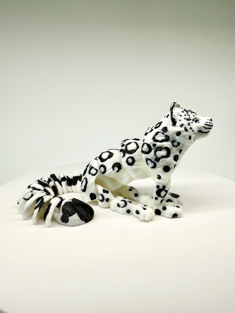 Flexible 3D Printed Leopard |articulated Big Cat Fidget Toy | Eco ...