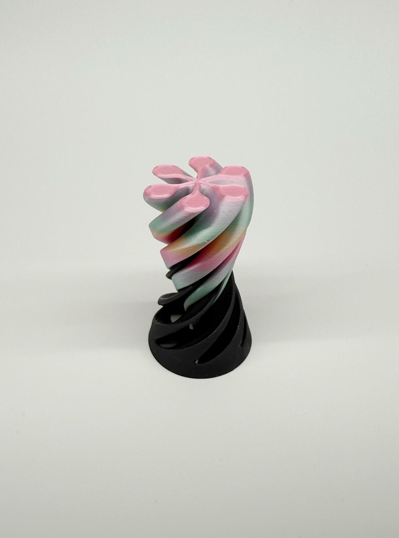 3D Printed Spinning Top Toy - Stress Relief Fidget, Dual-color Cone ...