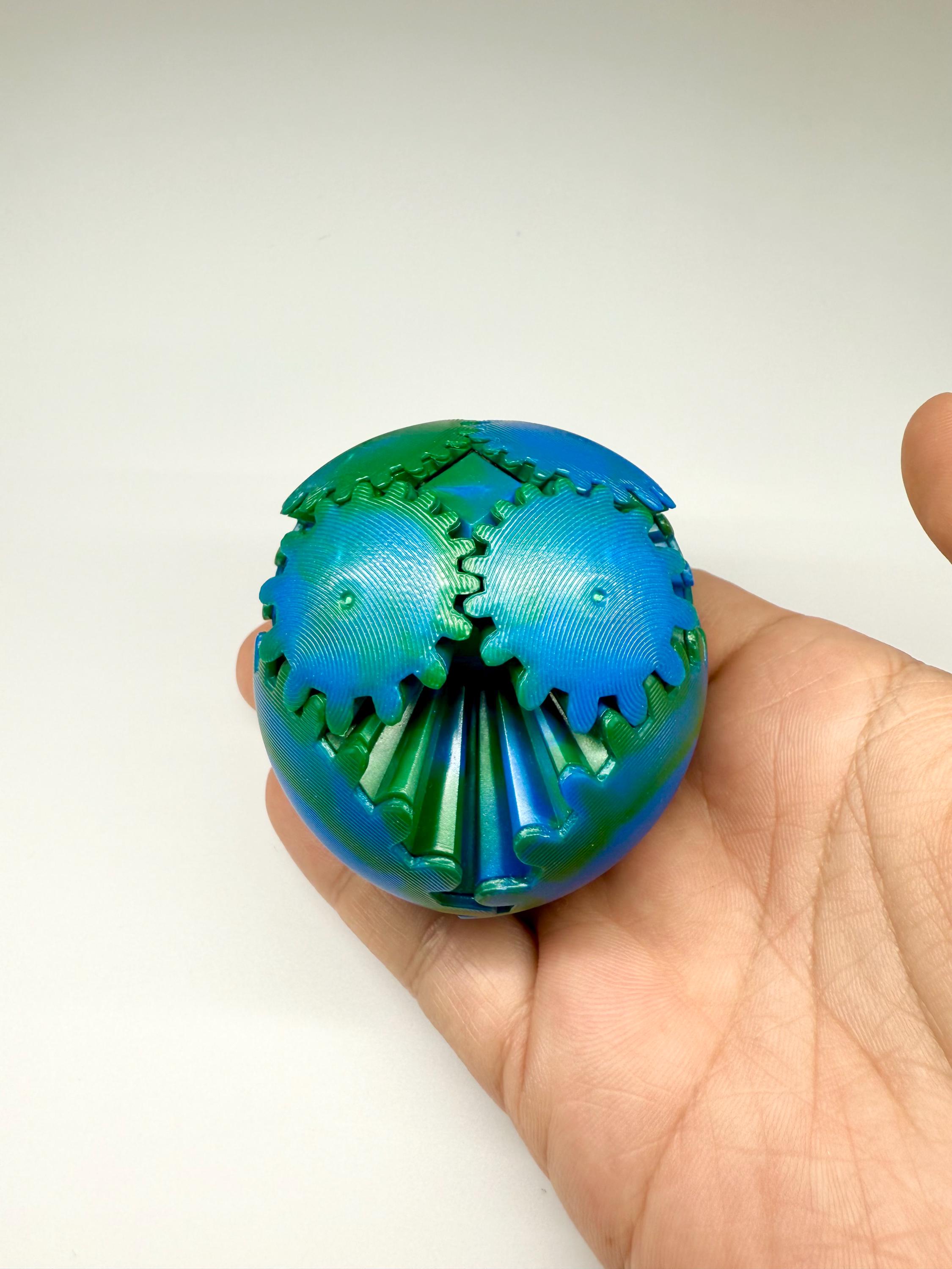 3D Printed Transforming Fidget Ball | Shapeshifting Kinetic Desk Toy ...