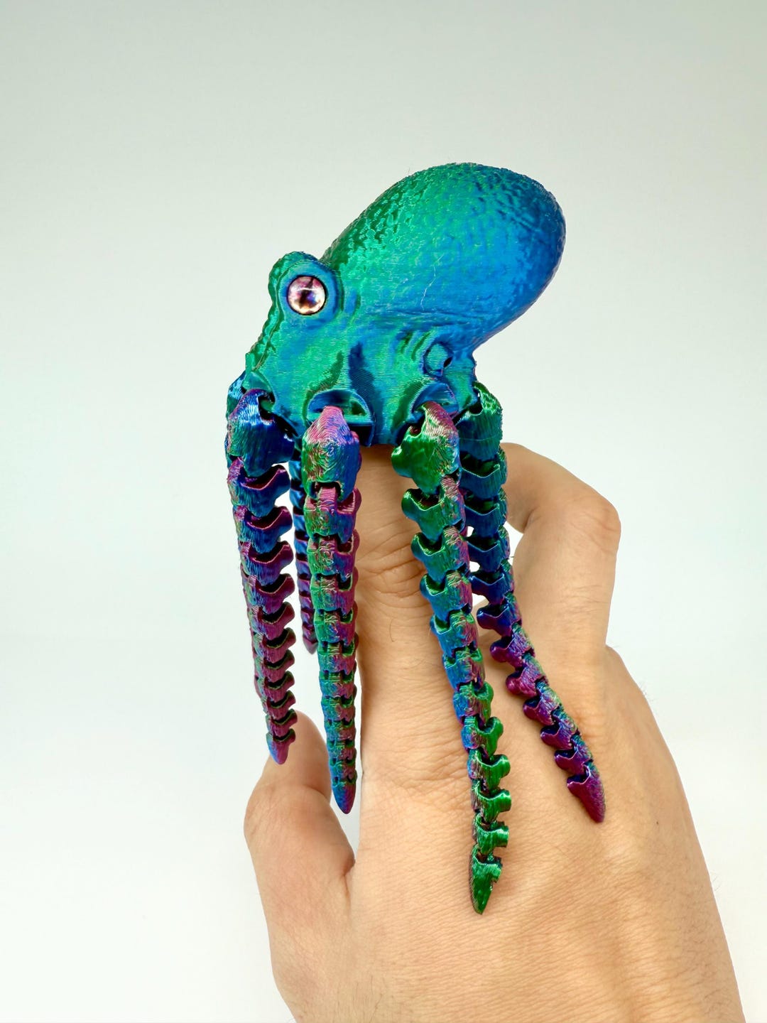 Mesmerizing Articulated Octopus Fidget Toy | 3D Printed Stress Relief ...