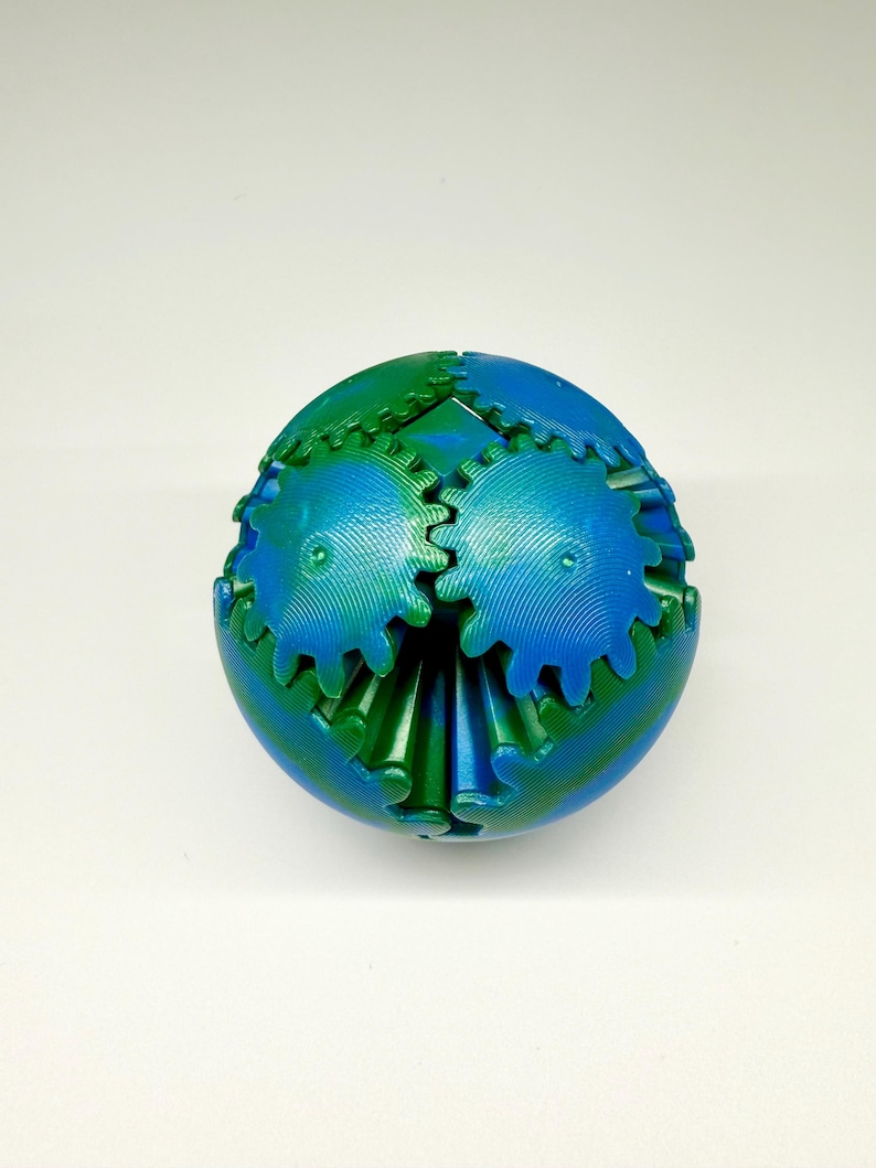3D Printed Transforming Fidget Ball | Shapeshifting Kinetic Desk Toy ...