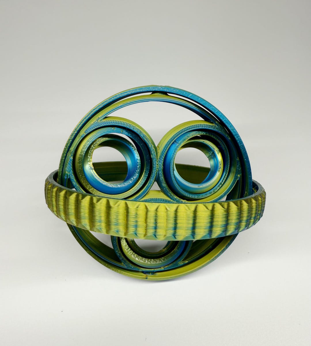 3D Printed Infinity Loop Toy - Stress Relief Fidget, Holographic Colors ...