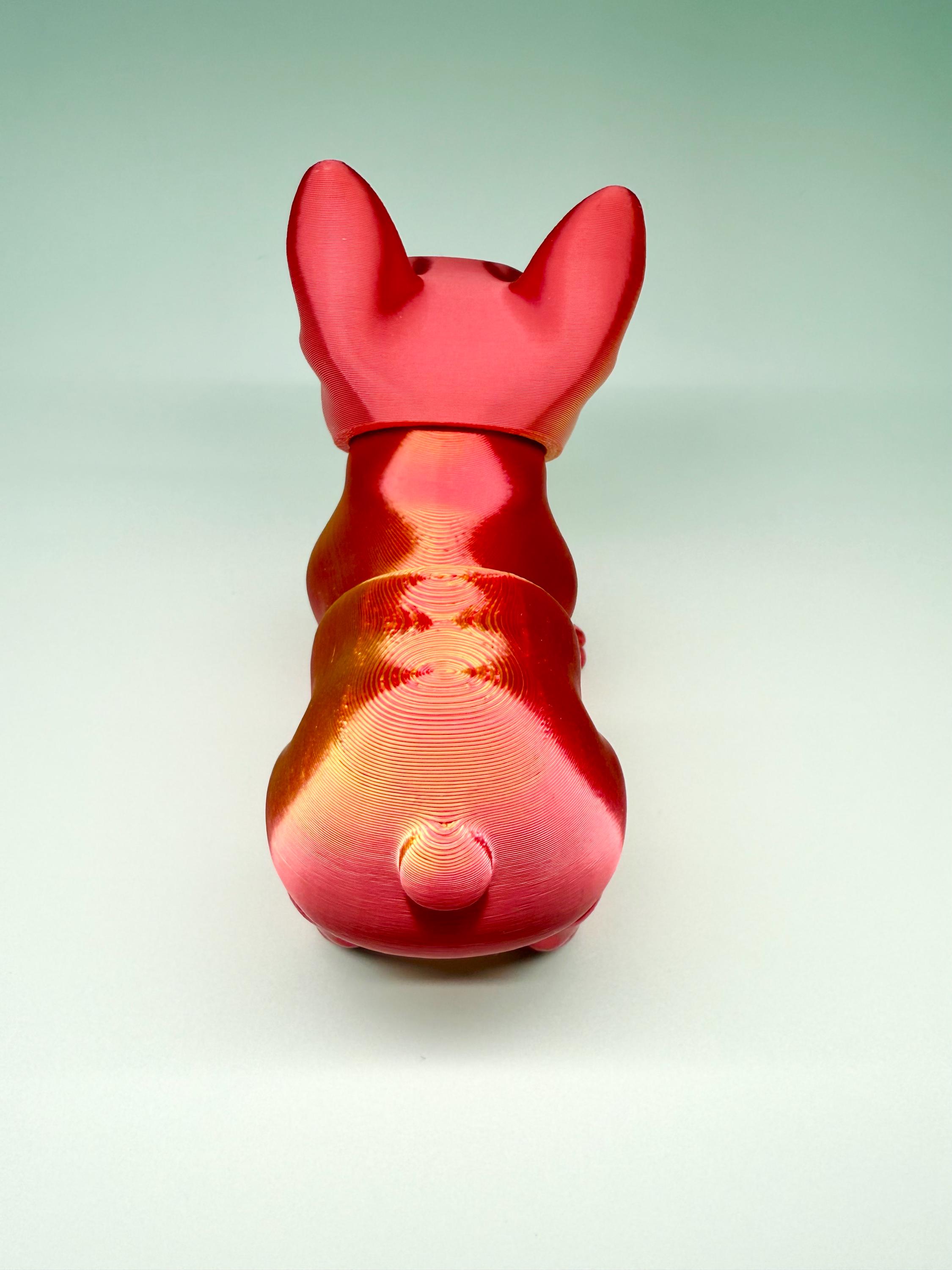 Articulated 3D Printed French Bulldog Fidget Toy|flexible Posable Desk ...