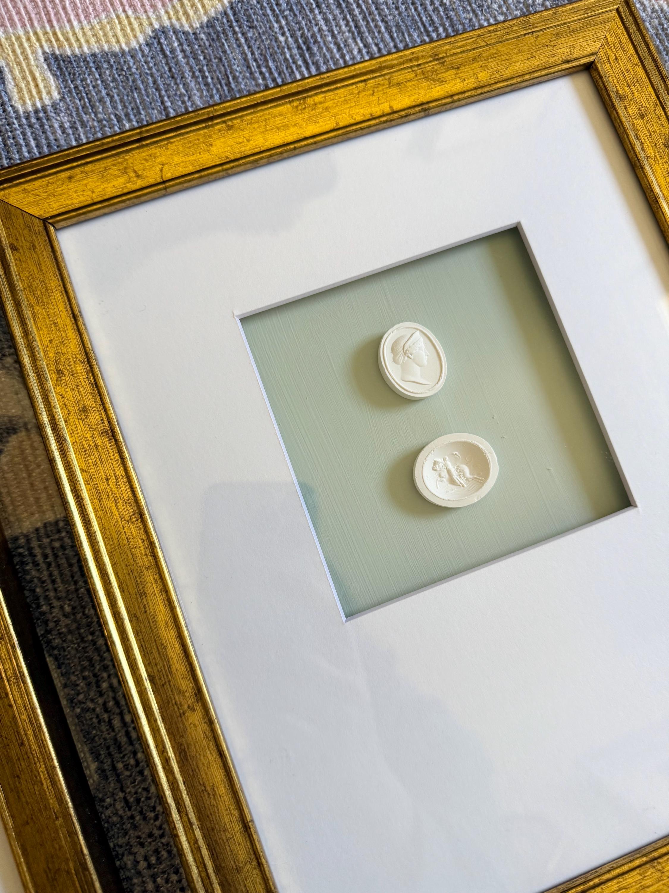 Custom Set of 2 Framed Intaglios | 8x10 Frame | Framed Intaglios ...