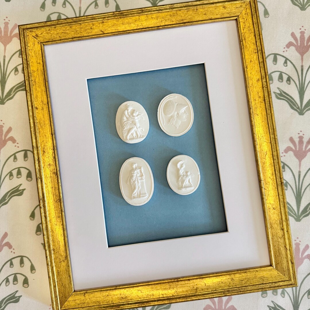 Set of Intaglios | Greek Intaglios | Intaglios | Intaglio Wall Art ...