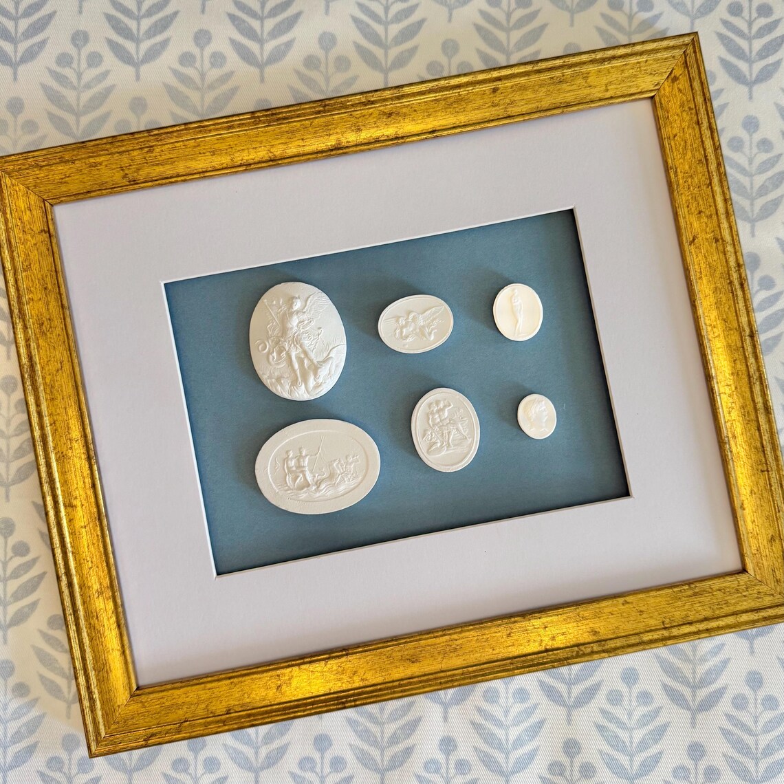 Set of Intaglios | Greek Intaglios | Intaglios | Intaglio Wall Art ...