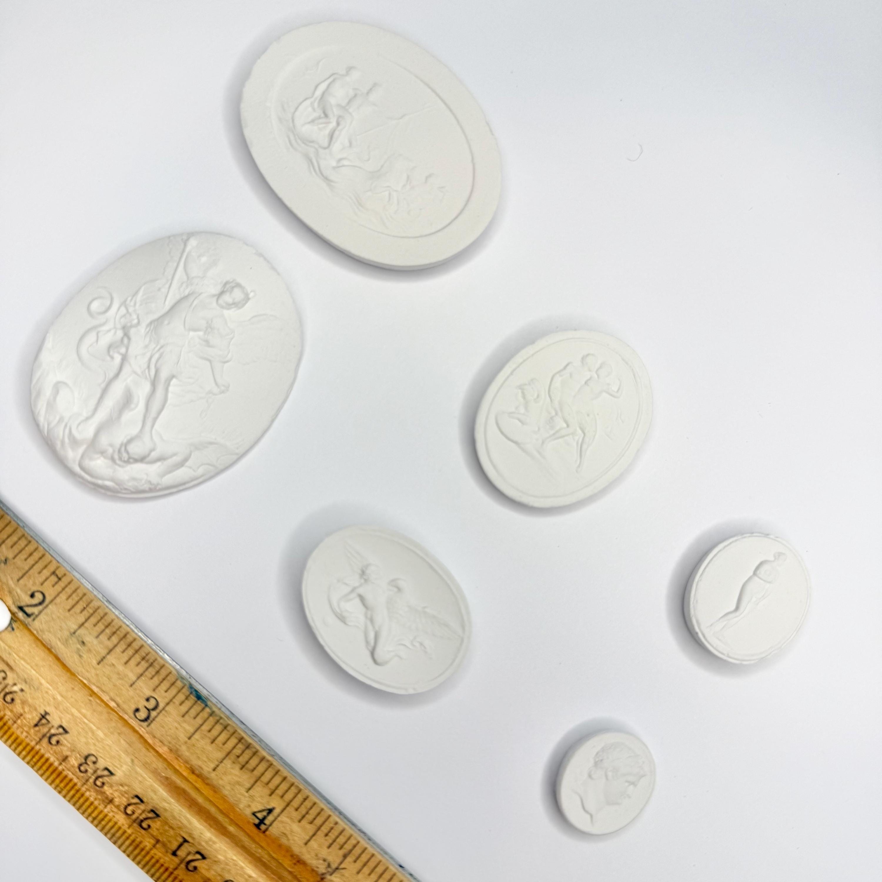 Set of Intaglios | Greek Intaglios | Intaglios | Intaglio Wall Art ...