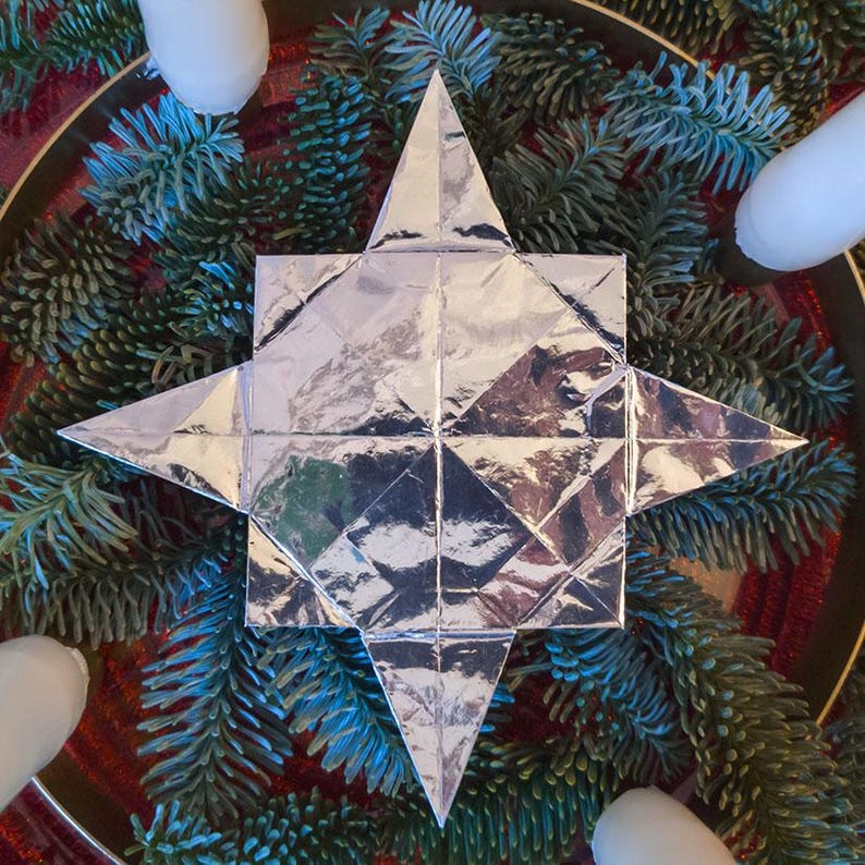 Sparkling Star - Origami - PDF Printable Pages - Instant Download - Etsy