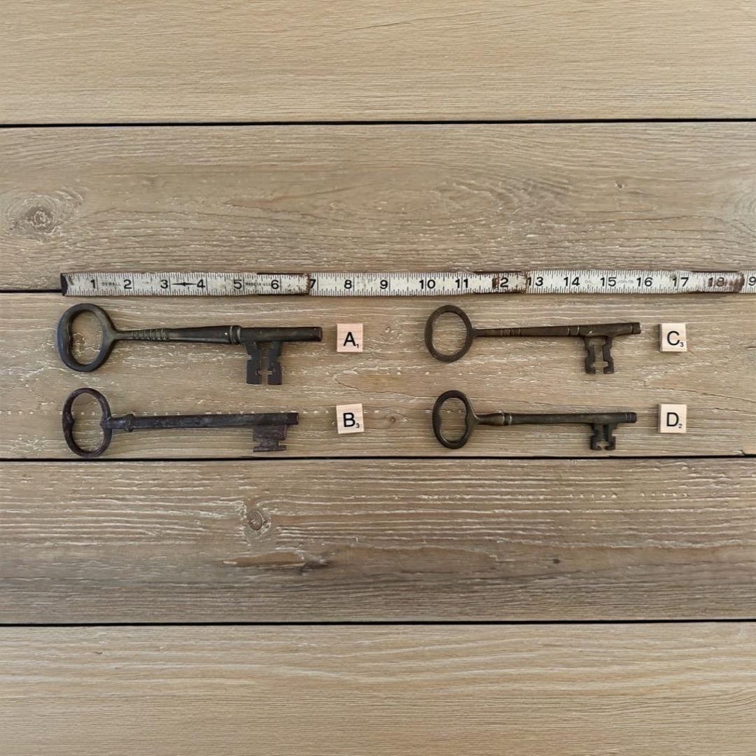 These Solid Brass Skeleton Keys Are Used During the Nineteenth Century ...