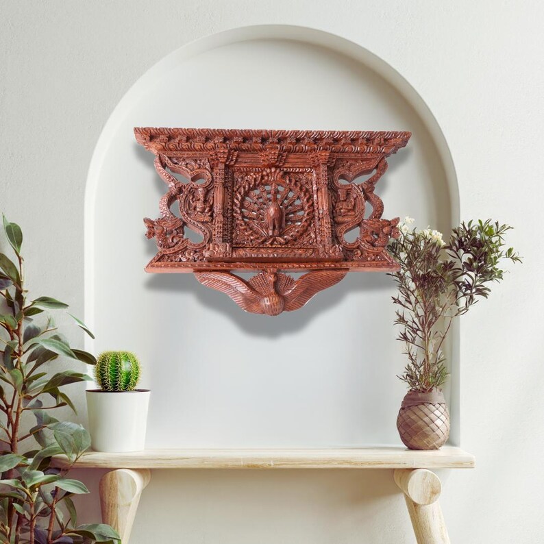 Peacock Handicraft Frame Artwork - Etsy