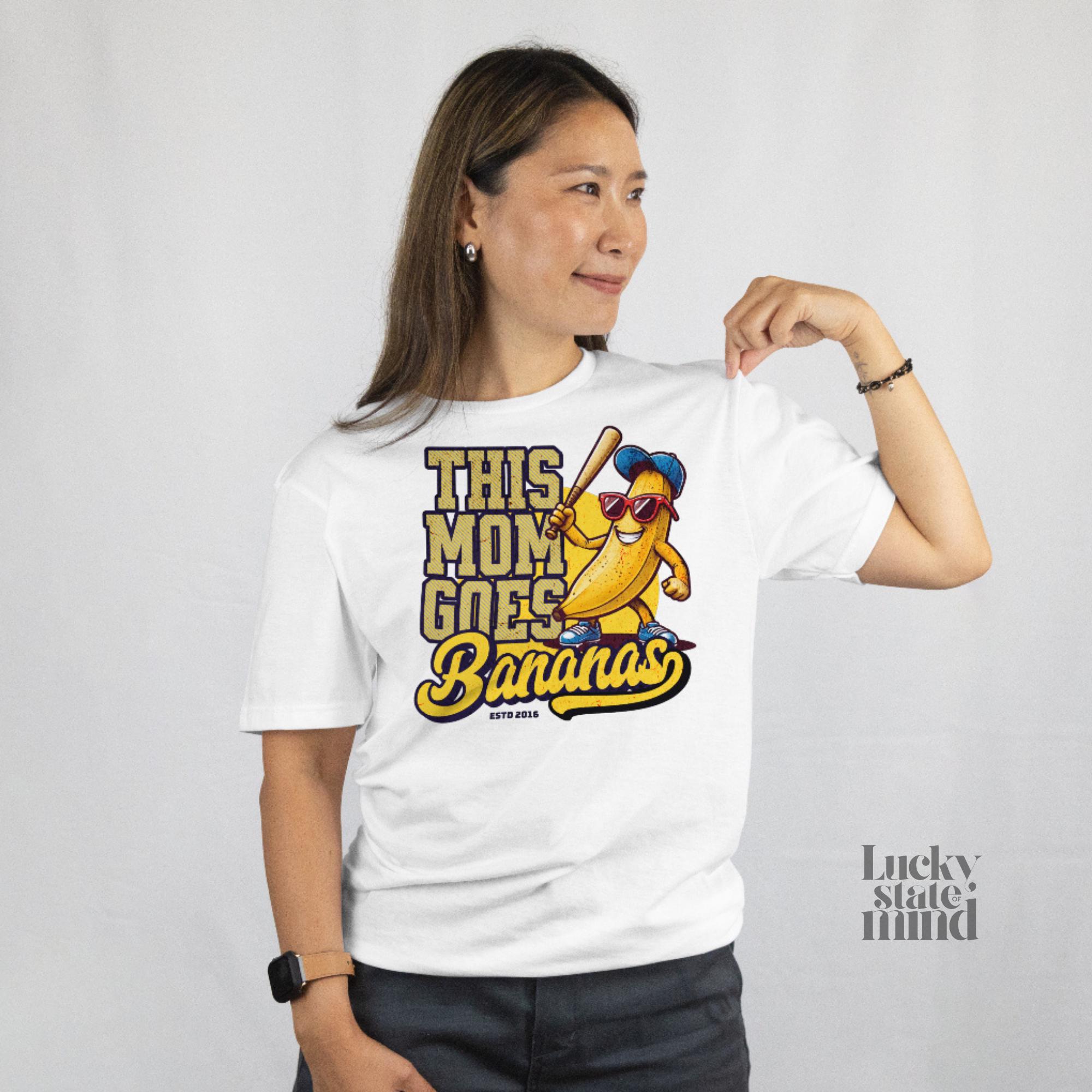 Let's Go Bananas Baseball PNG Bundle Sports Team Mascot Funny Banana ...