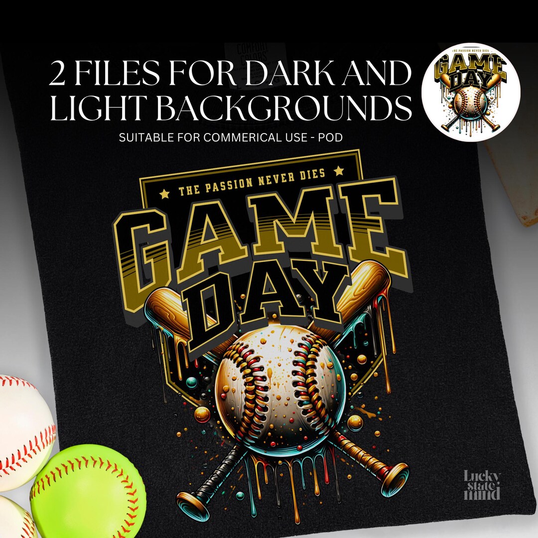 Game Day Drip Png, Softball Png, Softball Season Png for Softball Lover ...