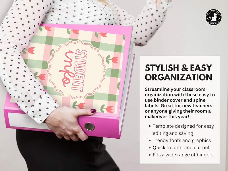 Cottagecore Teacher Binder Covers: Pastel Boho Classroom Decor ...