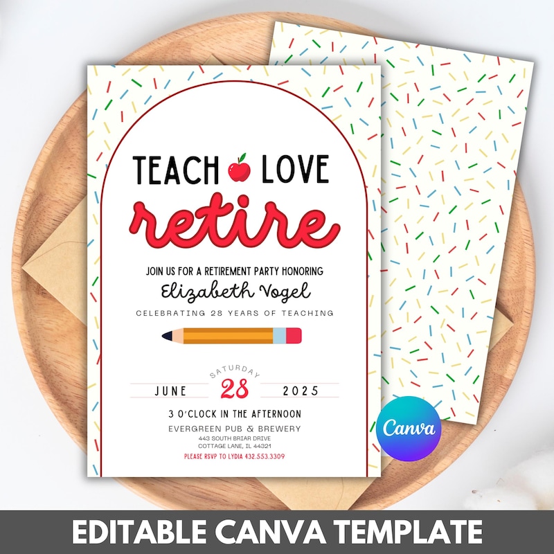 Teacher Retirement Party - Etsy
