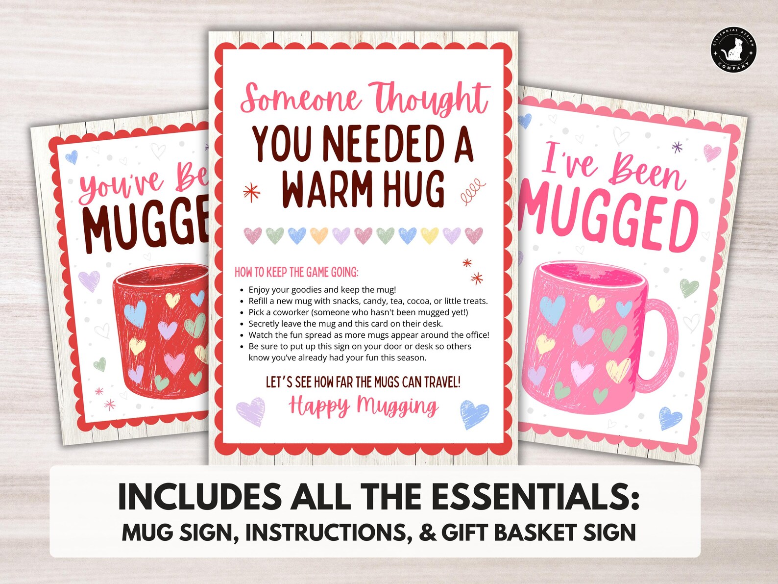 You've Been Mugged Printable Valentine's Day Gift Game for Realtors ...