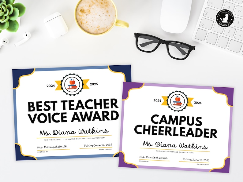 Funny Teacher Awards Superlatives: 50 Customizable Teacher Awards for ...