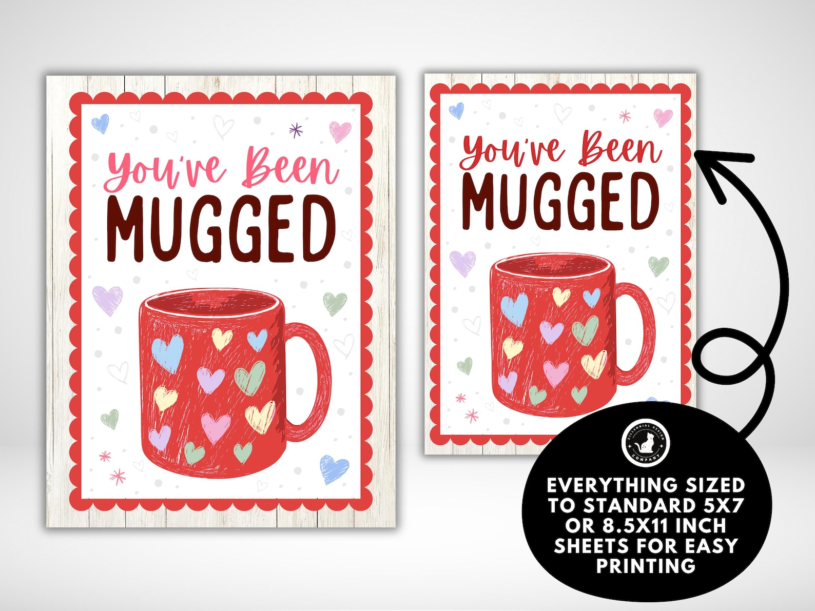 You've Been Mugged Printable Valentine's Day Gift Game for Realtors ...