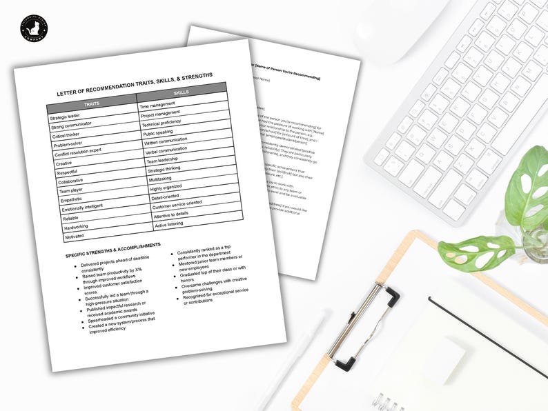 Editable Letter of Recommendation Template: Google Docs Reference ...