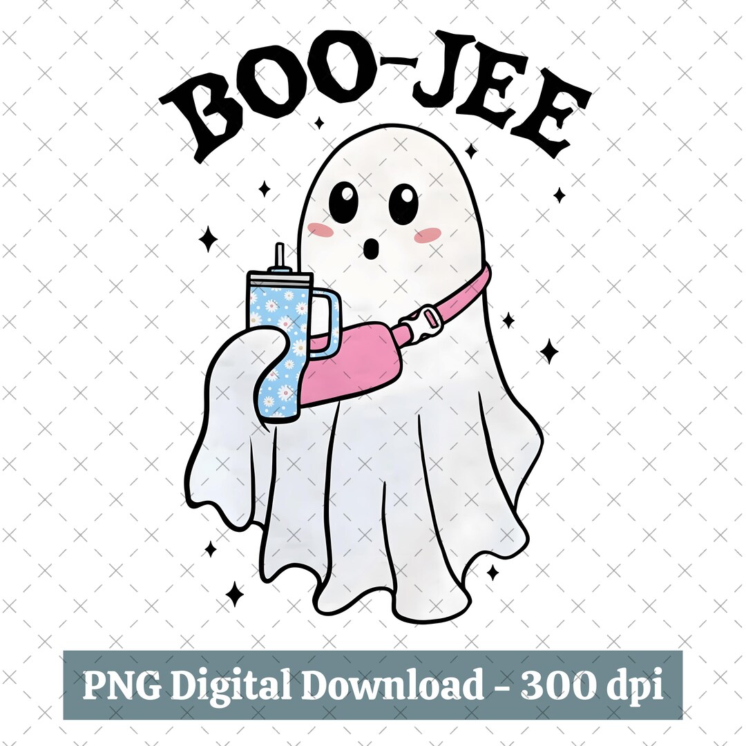 Boo-jee Ghost Png, Cute Funny Ghost Halloween Png, Spooky Season Ghost ...