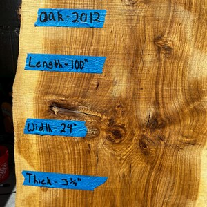 Live Edge Kiln Dried Read Oak Mantle Slab - Over 3" Thick - Etsy