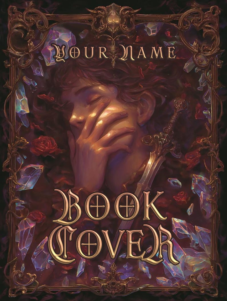 Premade Book Cover | YA Romance Fantasy, Soft Aesthetic, Emotional ...