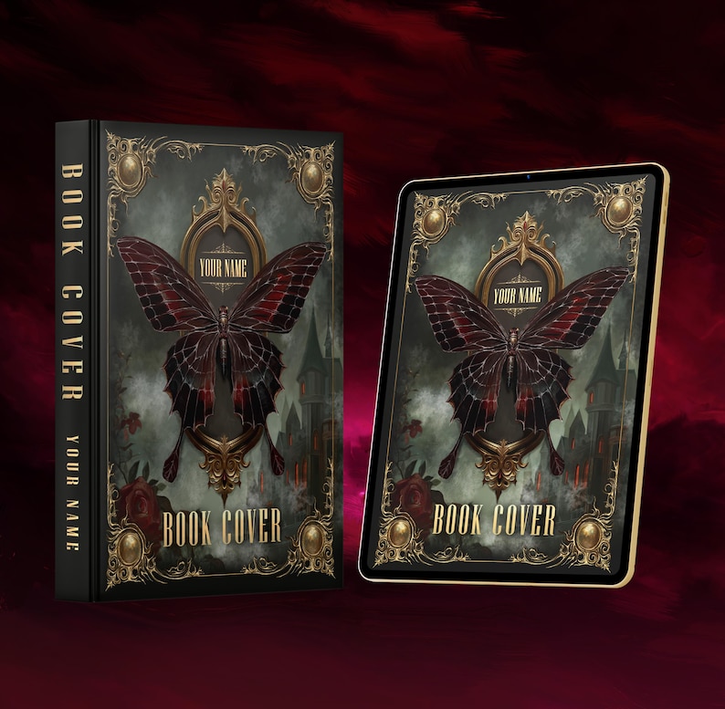 Premade Gothic Romance Book Cover: Customizable KDP Design - Etsy