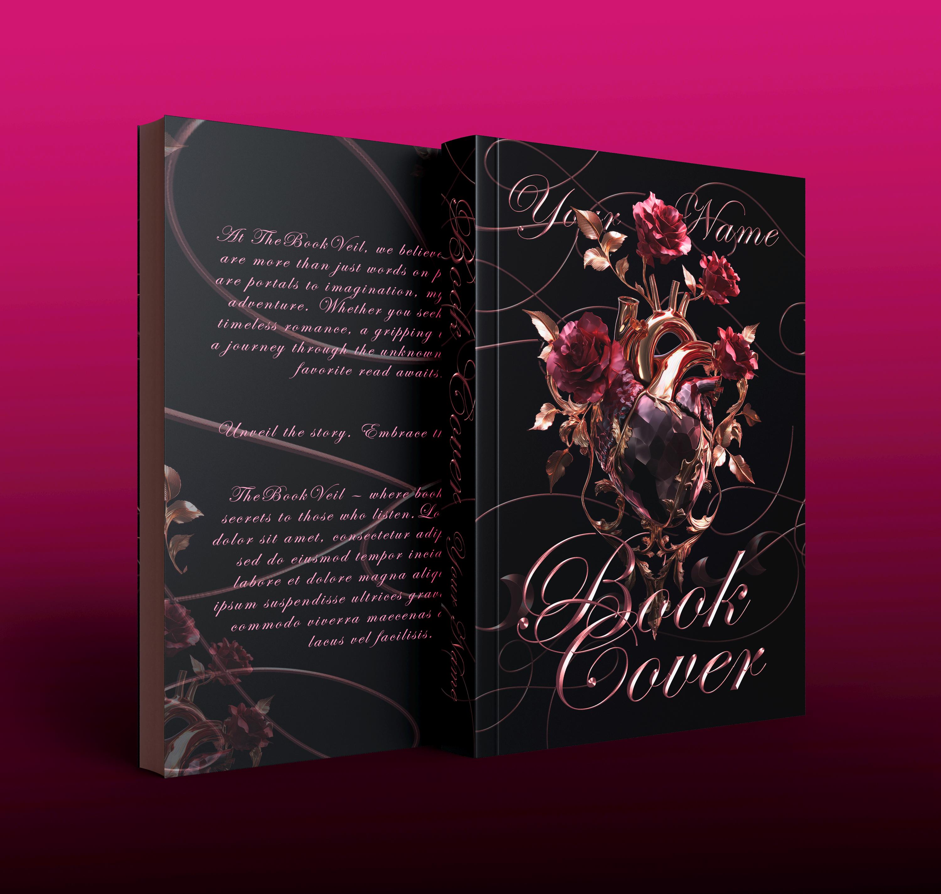 Elegant Gold Jewelry Novel Cover | Customizable KDP Ebook Design ...