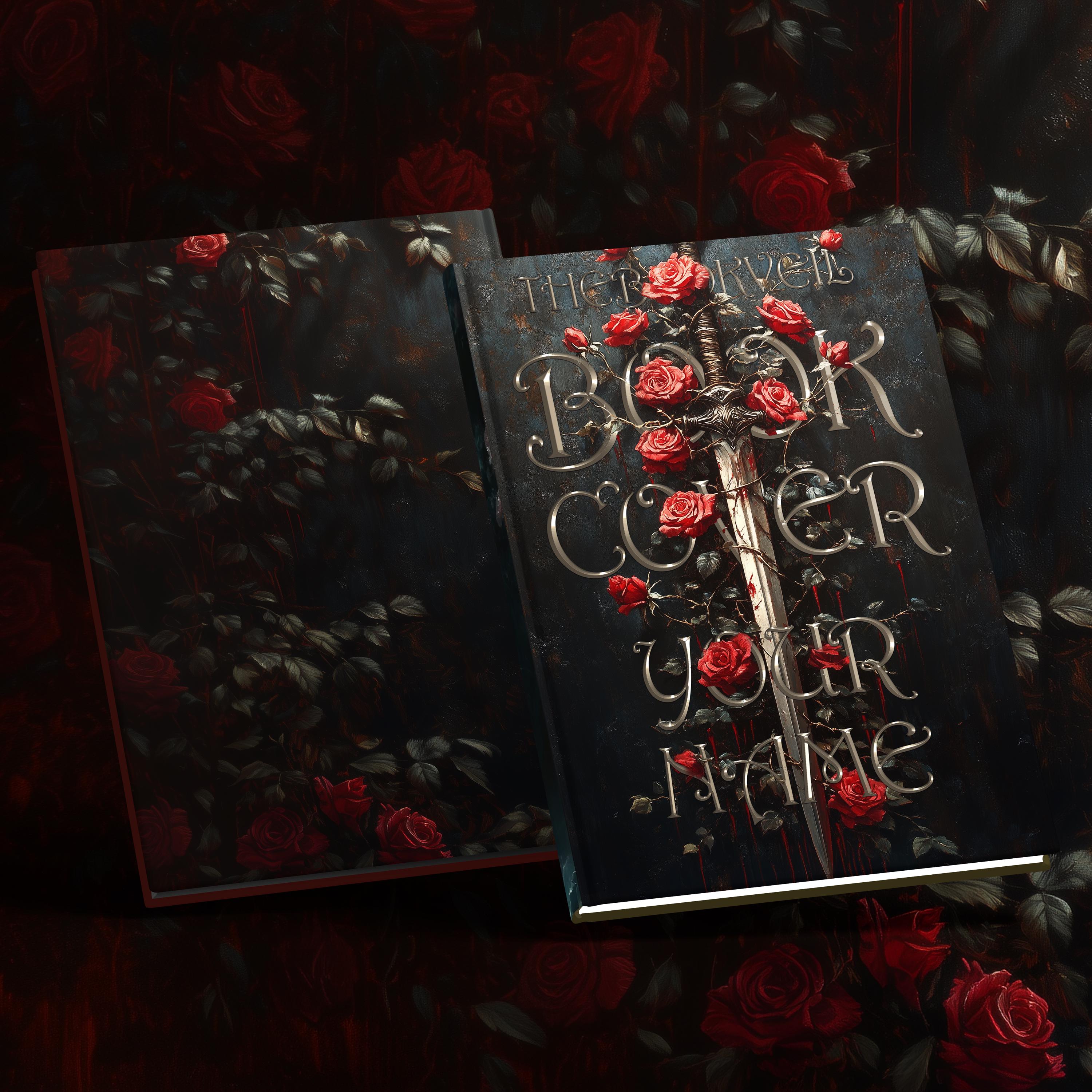 Premade Cover | Sword & Rose | Book Cover Design | KDP Ready - Etsy