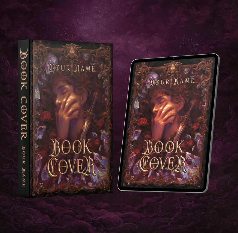 Premade Book Cover | YA Romance Fantasy, Soft Aesthetic, Emotional ...