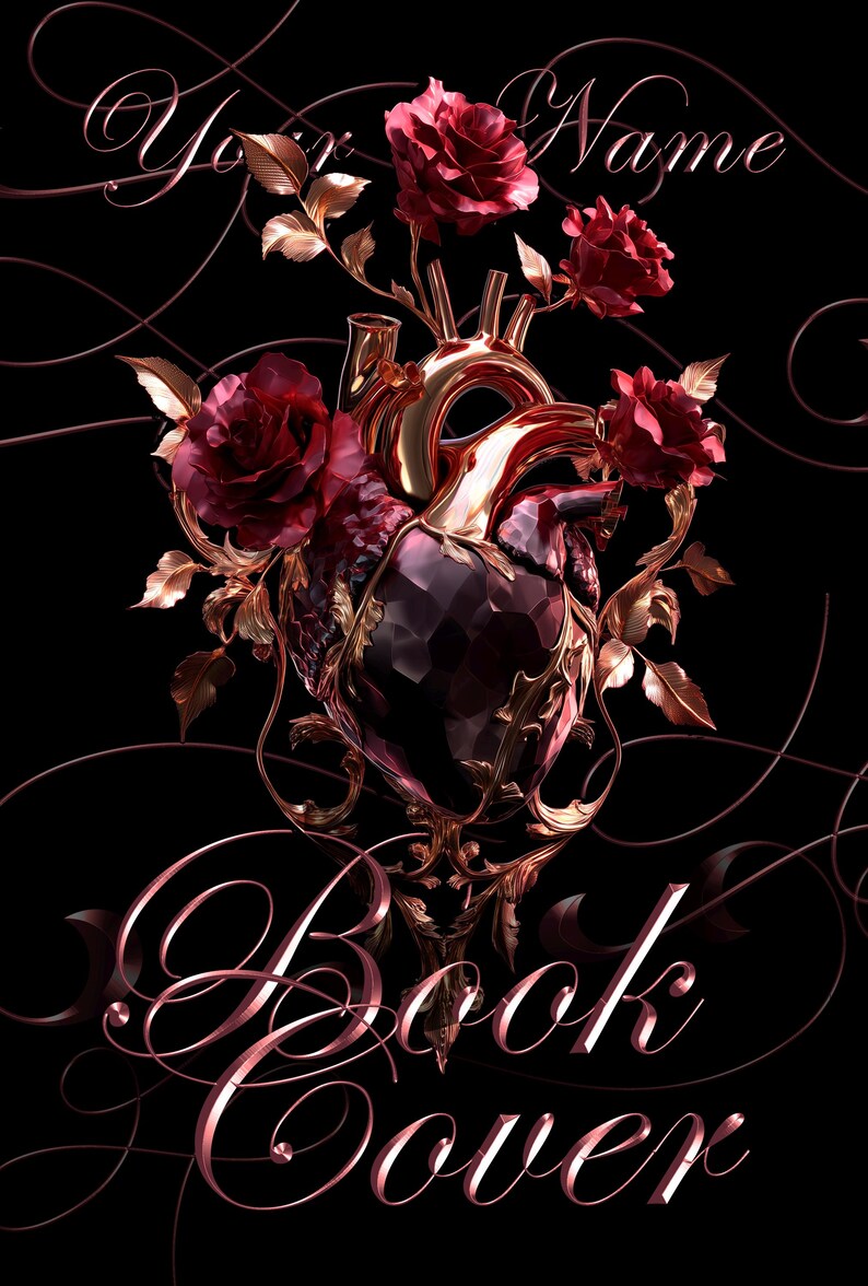 Elegant Gold Jewelry Novel Cover | Customizable KDP Ebook Design ...