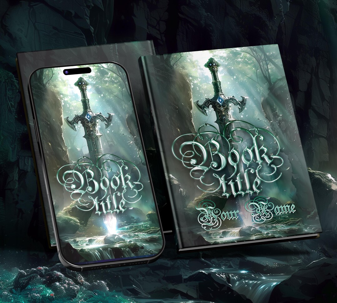 Epic Fantasy Premade Cover | Sword & Magic | Book Cover Design | KDP ...