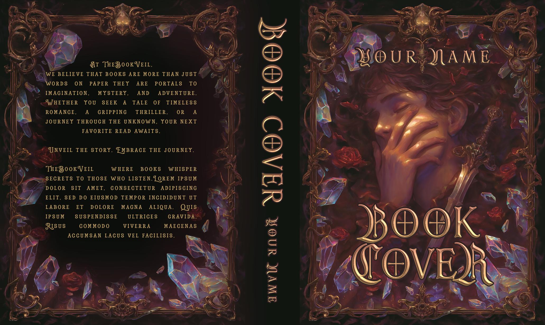Premade Book Cover | YA Romance Fantasy, Soft Aesthetic, Emotional ...