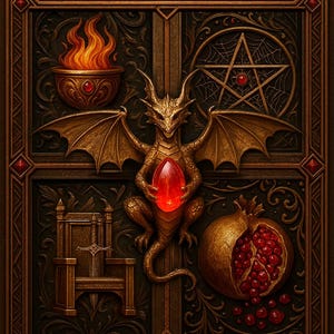 Premade Book Cover | Epic Fantasy, Dragon Magic, Royal Prophecy, Dark ...