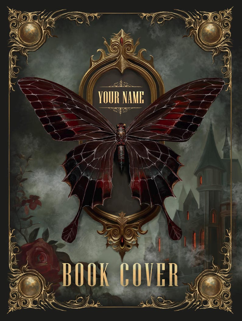 Premade Gothic Romance Book Cover: Customizable KDP Design - Etsy