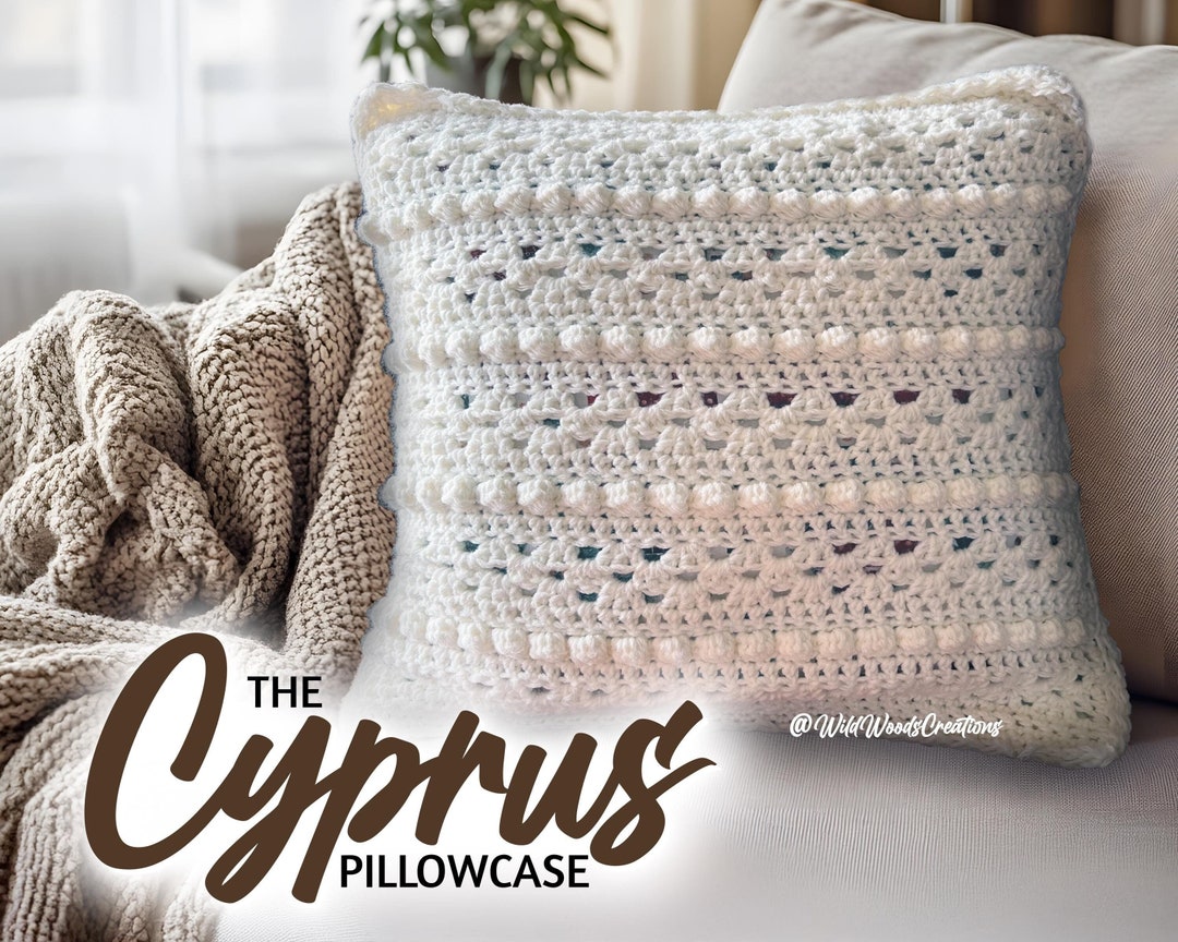 The Cyprus Pillowcase Crochet Pattern (PDF ONLY) | Home Décor, Pillow ...