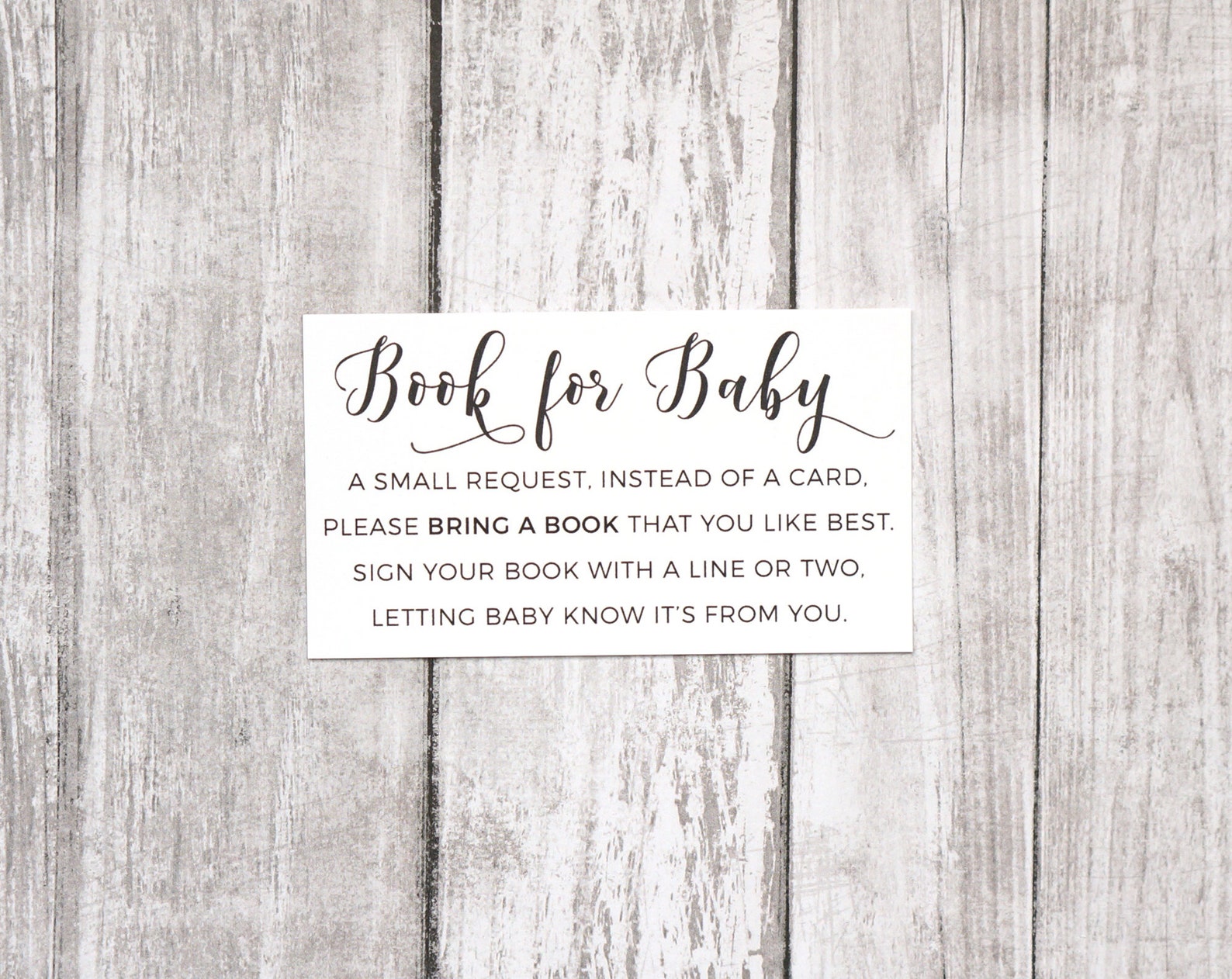 Book for Baby - Request Books Instead of a Card - Baby Shower ...